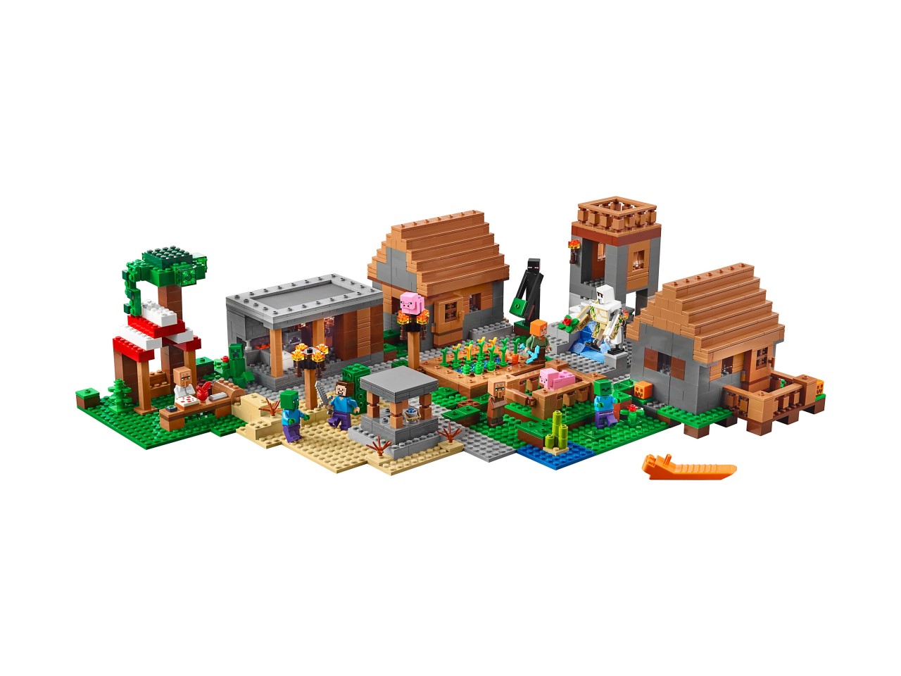 LEGO 21128 Minecraft Wioska - porównaj ceny | zklocków.pl