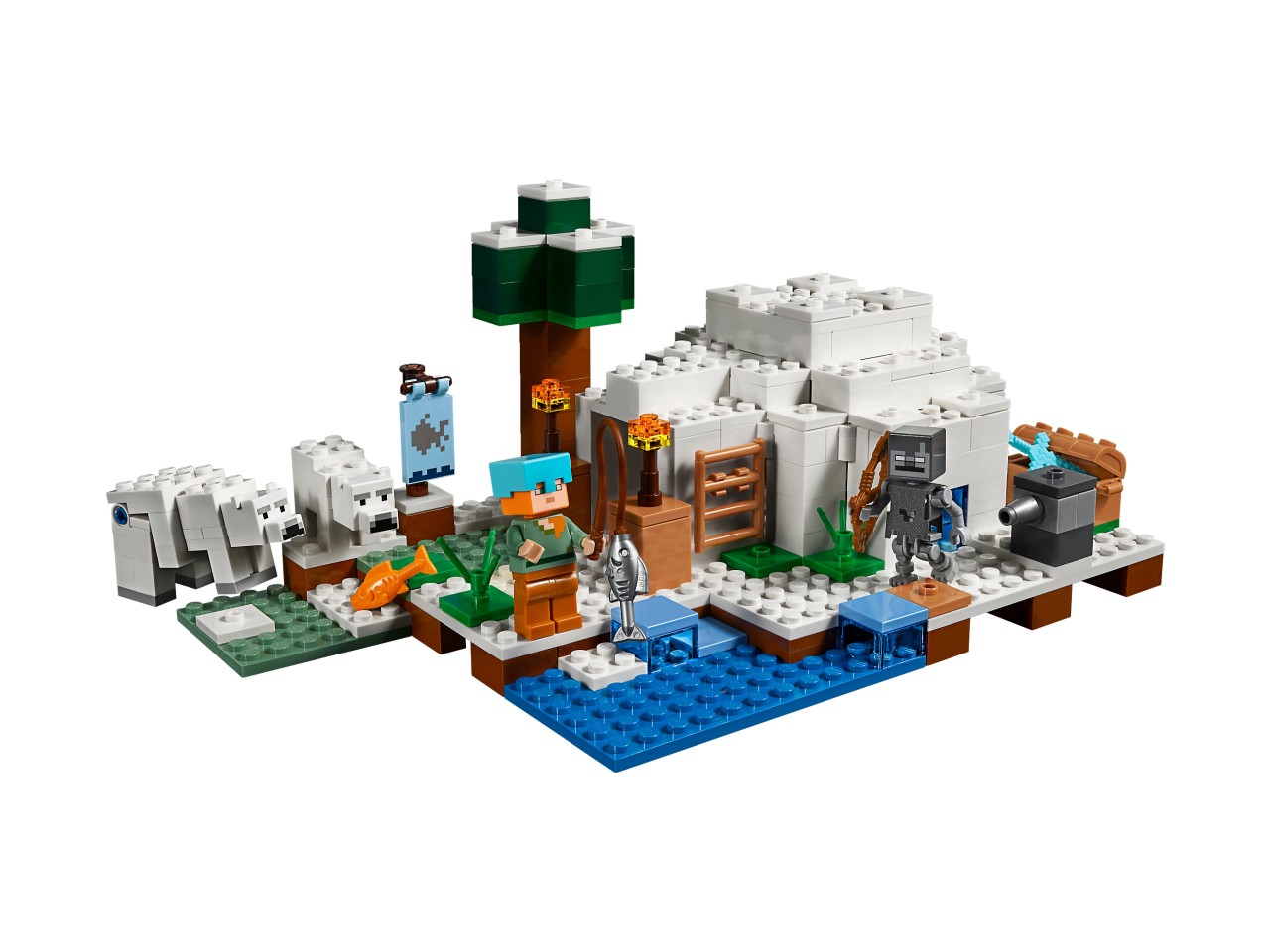 LEGO 21142 Minecraft Igloo niedźwiedzia polarnego