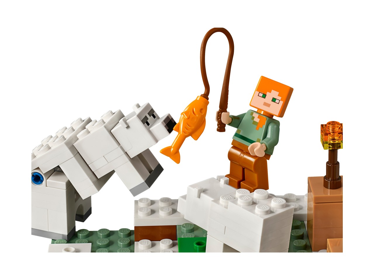 LEGO 21142 Minecraft Igloo niedźwiedzia polarnego