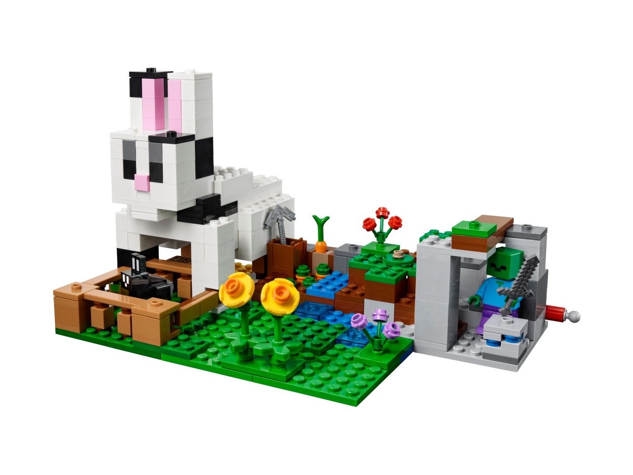 LEGO 21181 Minecraft Królicza farma | zklocków.pl
