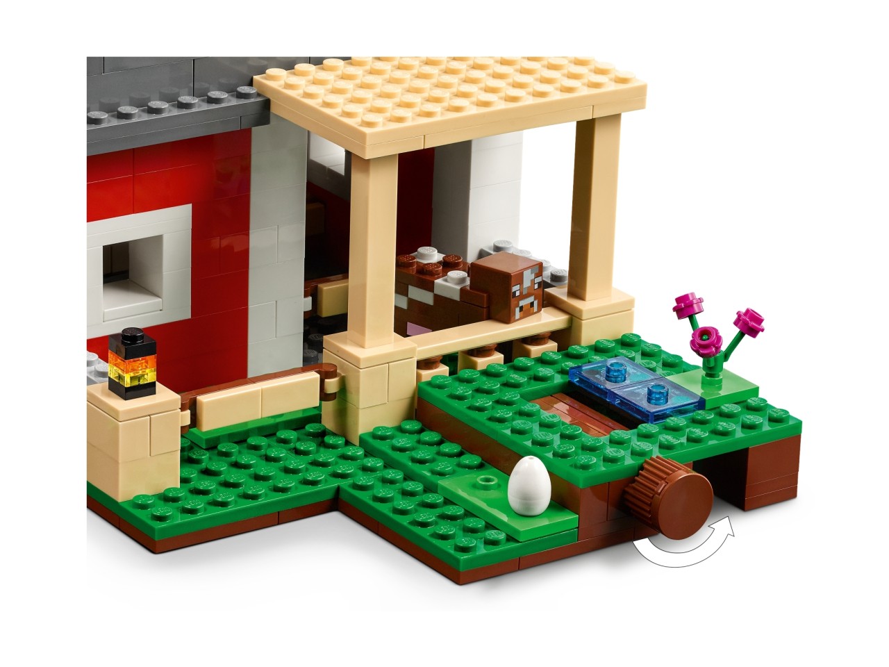 LEGO 21187 Minecraft Czerwona stodoła | zklocków.pl