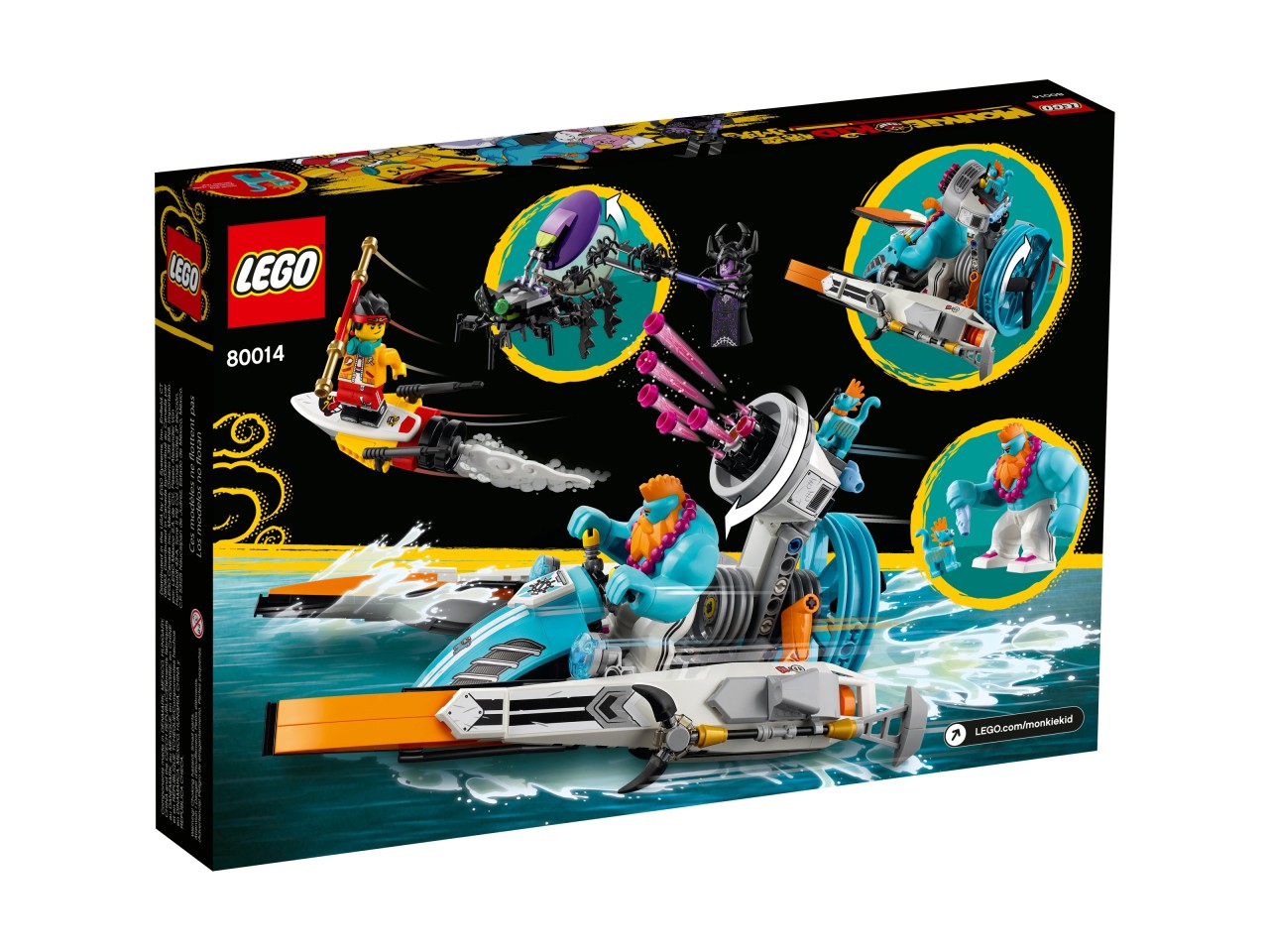 LEGO 80014 Monkie Kid Motorówka Sandy'ego | zklocków.pl