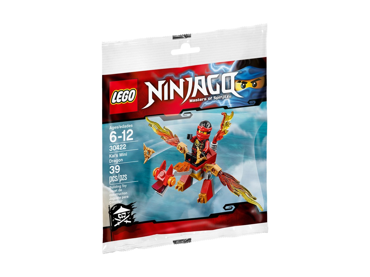 LEGO 30422 NINJAGO Mini smok Kai'a | zklocków.pl