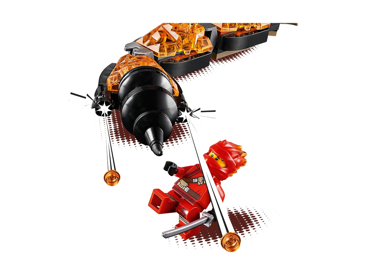 LEGO 70674 NINJAGO Ognisty kieł | zklocków.pl