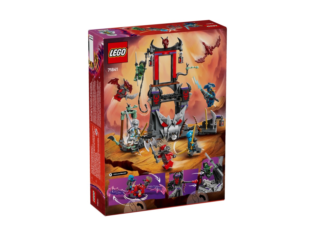 LEGO 71841 NINJAGO Burzowa wioska Dragonów | zklocków.pl