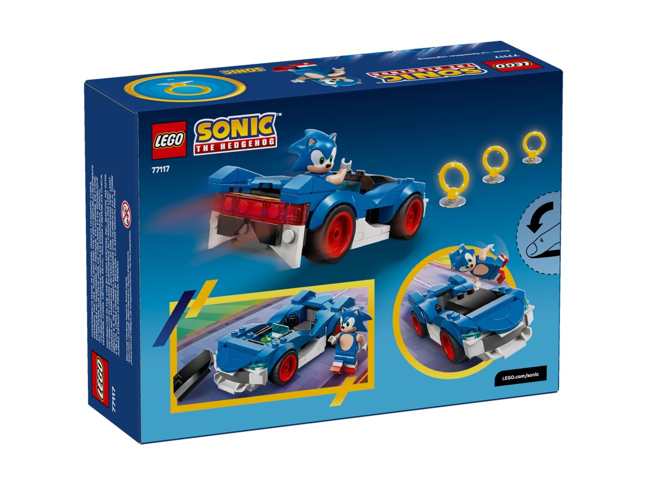LEGO 77117 Sonic the Hedgehog Sonic: Speedster Lightning