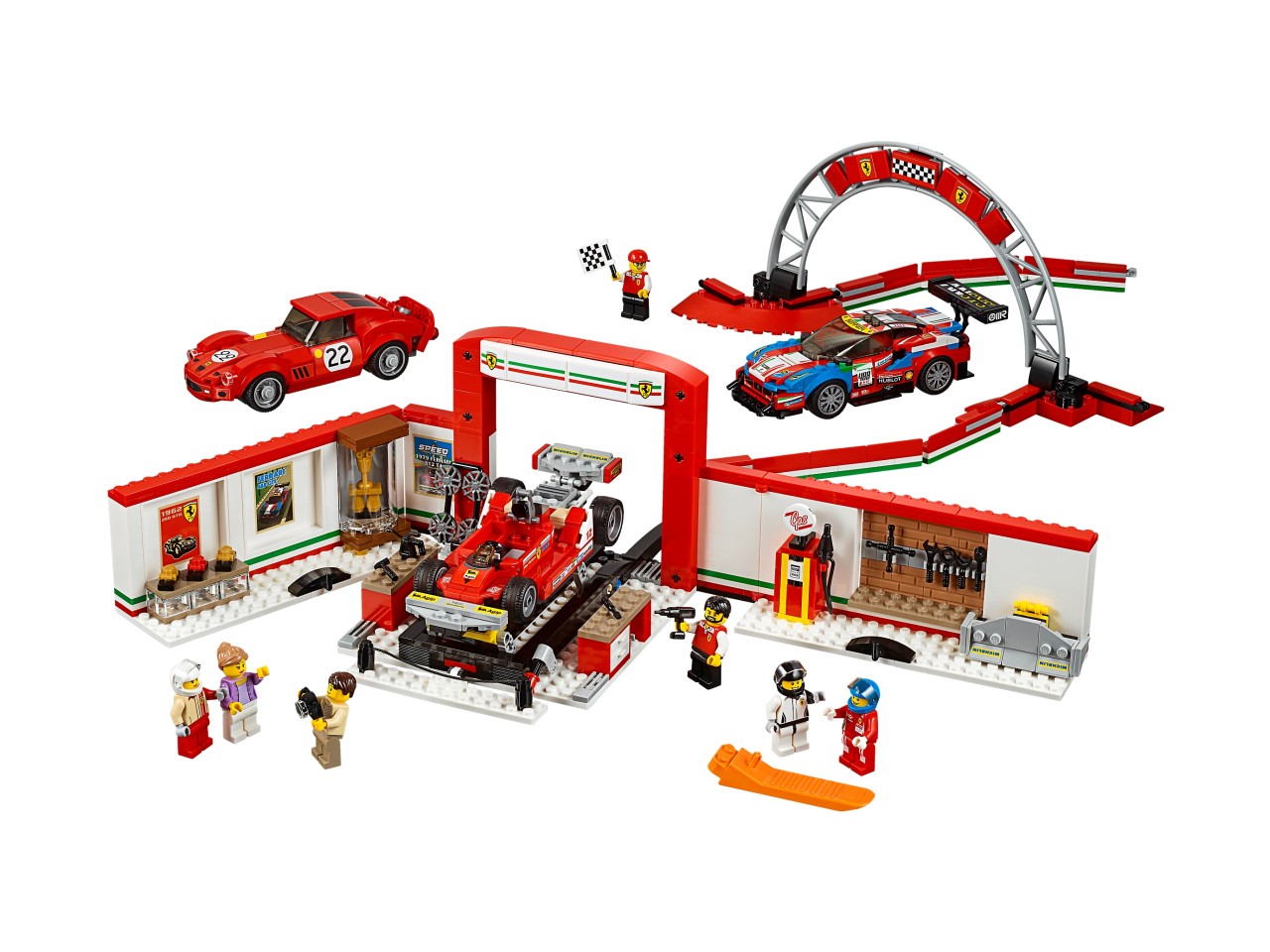 LEGO 75889 Speed Champions Rewelacyjny warsztat Ferrari