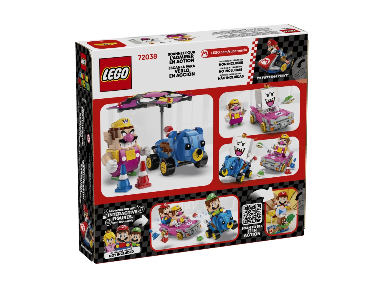 LEGO 72038 Super Mario Mario Kart — Wario i King Boo