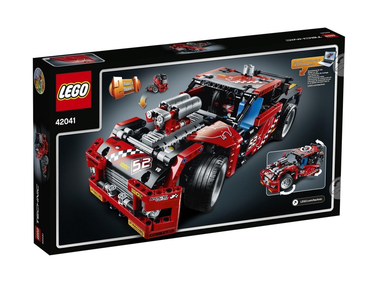 LEGO 42041 Technic Ciężarówka wyścigowa | zklocków.pl