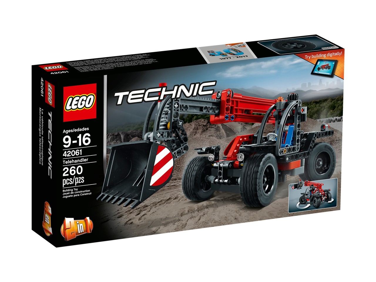 LEGO 42061 Technic Ładowarka teleskopowa | zklocków.pl