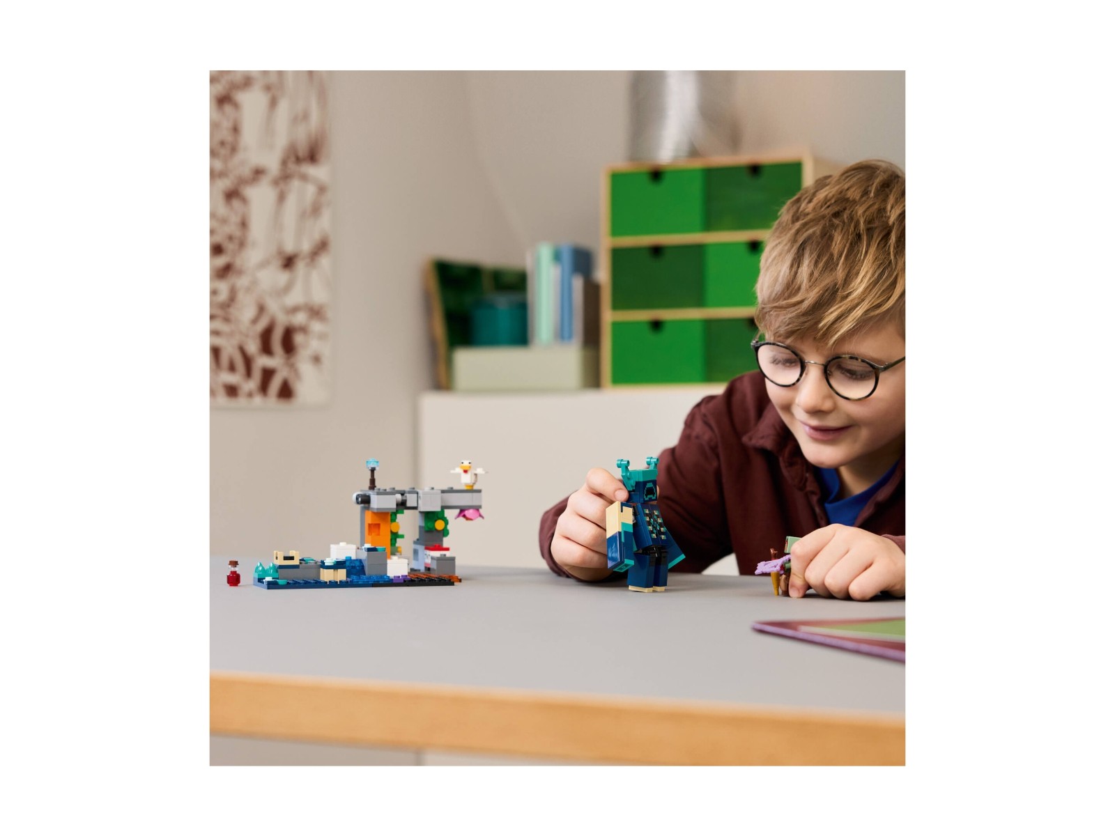 LEGO 21274 Minecraft Spotkanie ze strażnikiem | zklocków.pl