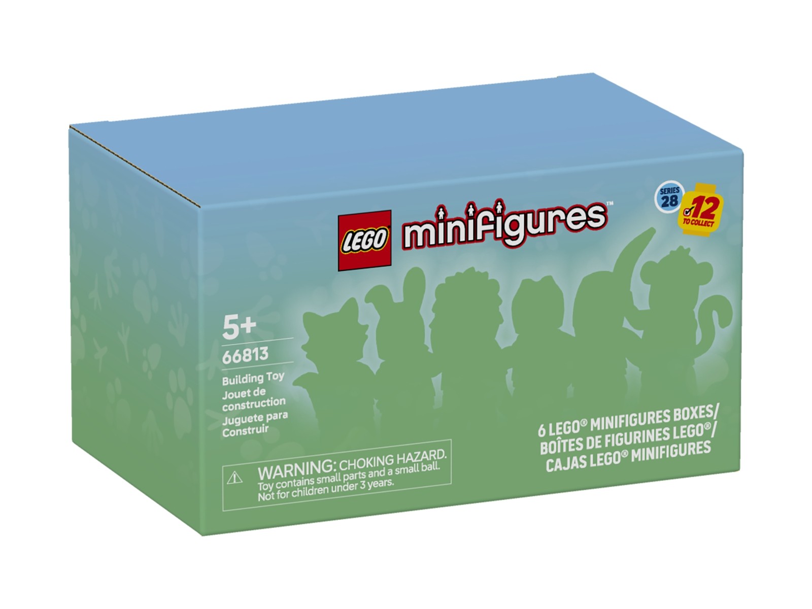 LEGO 66813 Minifigures Seria 28 — Zwierzęta — sześciopak