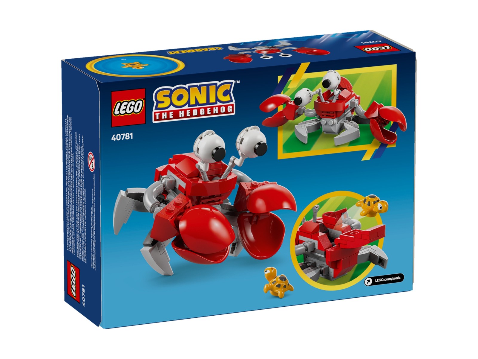 LEGO 40781 Sonic the Hedgehog Badnik: Crabmeat | zklocków.pl