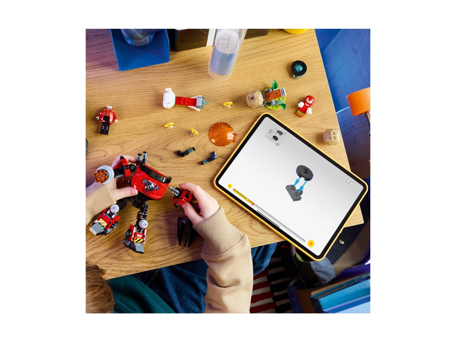 LEGO 77005 Sonic the Hedgehog Knuckles kontra Dr. Eggman w mechu Egg ...