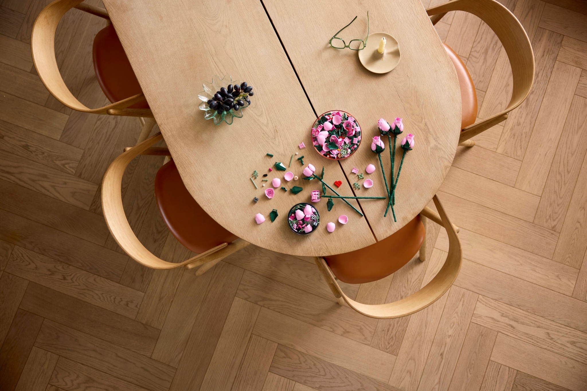 LEGO 10374 Botanicals Bukiet różowych róż | zklocków.pl