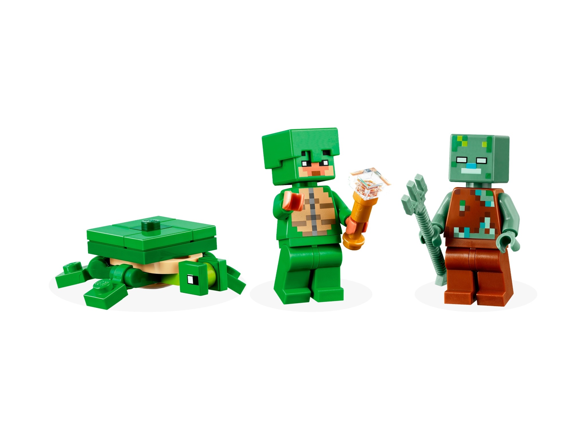 LEGO 21254 Minecraft Domek na plaży żółwi | zklocków.pl