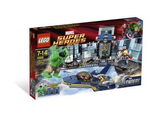 LEGO 6868 Marvel Super Heroes Hulk's Helicarrier Breakout