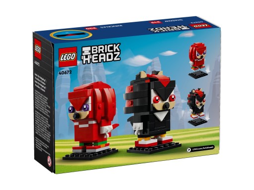 LEGO 40672 BrickHeadz Sonic the Hedgehog: Knuckles i Shadow