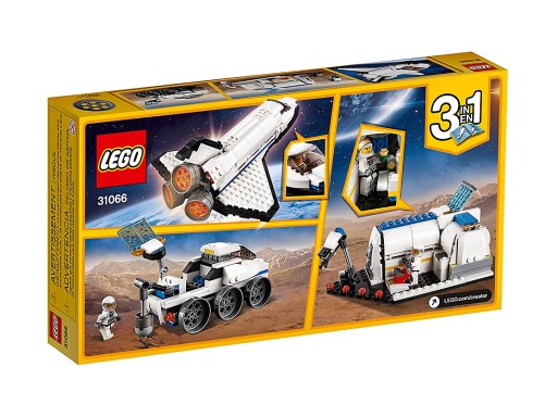 LEGO 31066 Creator 3 w 1 Odkrywca z promu kosmicznego