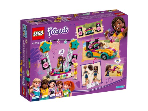 LEGO 41390 Friends Samochód i scena Andrei | zklocków.pl