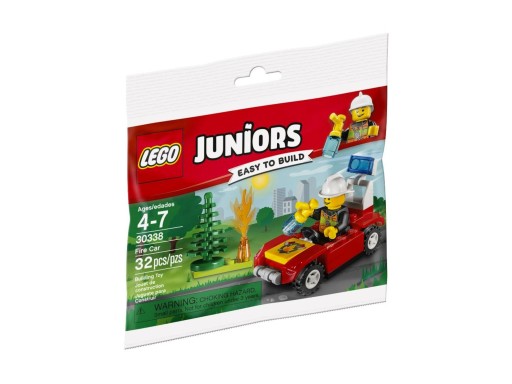 LEGO 30338 Juniors Samochód strażacki | zklocków.pl