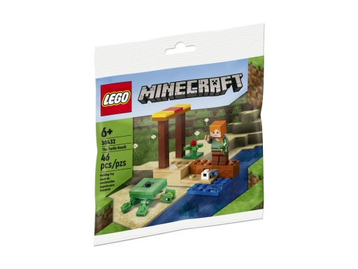 LEGO 30432 Minecraft Plaża żółwi | zklocków.pl