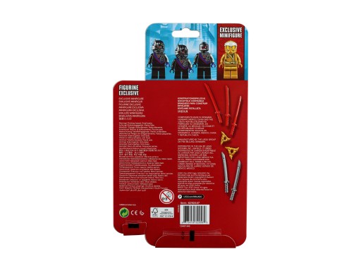 LEGO 40374 NINJAGO Zestaw akcesoriów i minifigurek ze złotym Zane'em