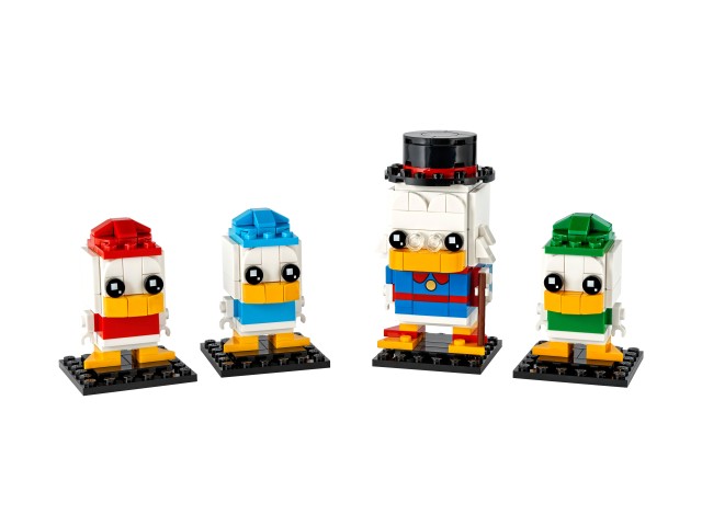 LEGO 40477 BrickHeadz Sknerus McKwacz, Hyzio, Dyzio i Zyzio