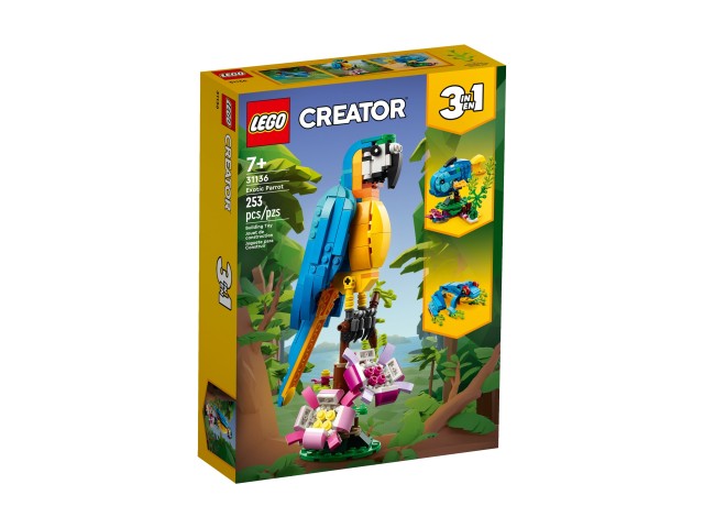 LEGO 31136 Creator 3 w 1 Egzotyczna papuga | zklocków.pl