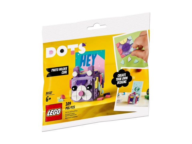 LEGO 30557 DOTS Podstawka na zdjęcia w kształcie kostki