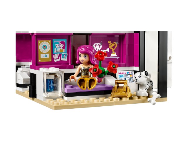 LEGO 41104 Friends Garderoba gwiazdy Pop | zklocków.pl
