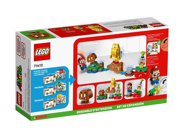 LEGO 71412 Super Mario Wielka zła wyspa — zestaw rozszerzający