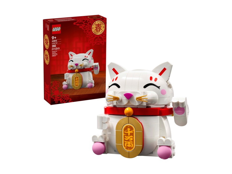 LEGO 40813 Japoński kot szczęścia | zklocków.pl