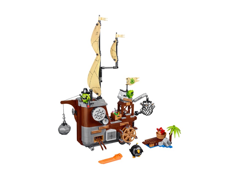 LEGO 75825 Angry Birds Statek piracki świnek | zklocków.pl