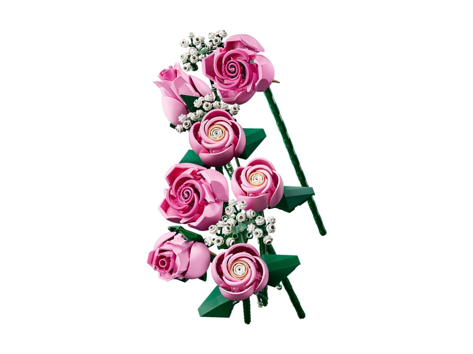LEGO 10374 Botanicals Bukiet różowych róż | zklocków.pl