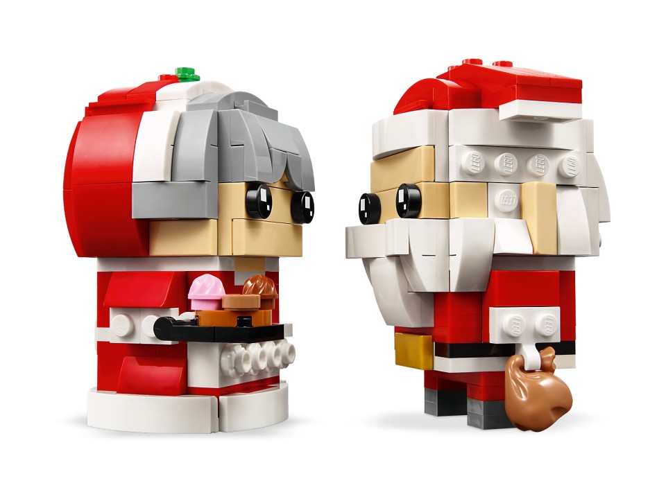 LEGO 40274 BrickHeadz Święty Mikołaj i Pani Mikołajowa