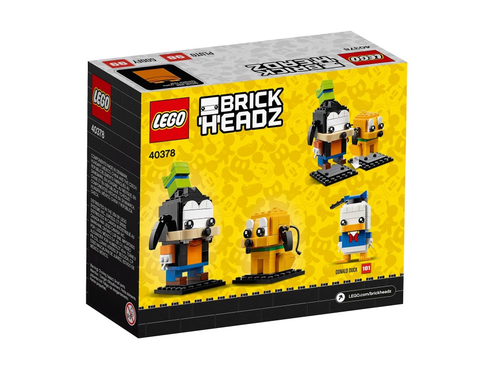 LEGO 40378 BrickHeadz Goofy i Pluto | zklocków.pl