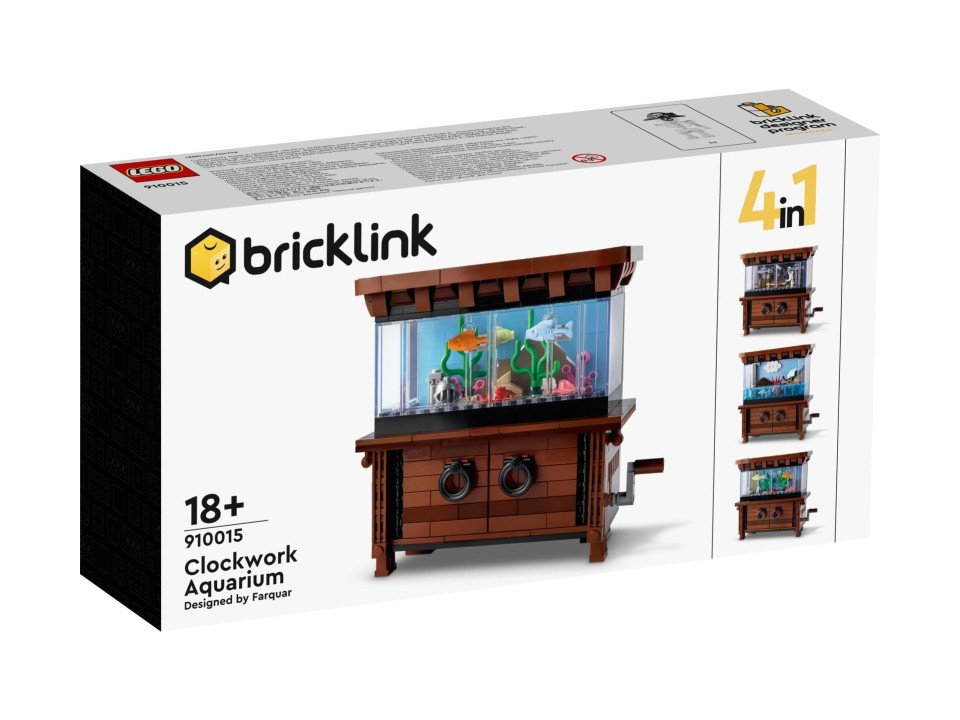 LEGO 910015 BrickLink Nakręcane akwarium | zklocków.pl