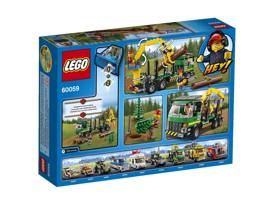LEGO 60059 City Ciężarówka do transportu drewna