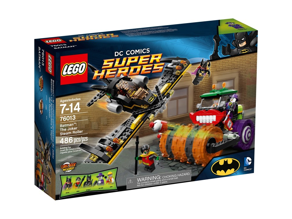LEGO 76013 DC Comics Super Heroes Batman: Parowy walec Jokera