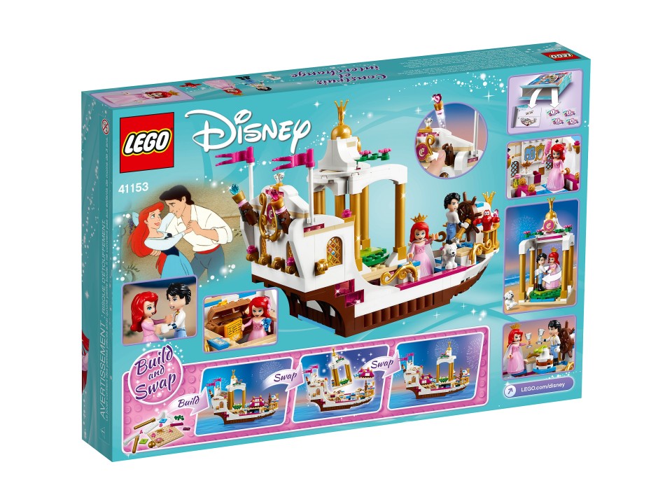 LEGO 41153 Disney Uroczysta łódź Ariel | zklocków.pl