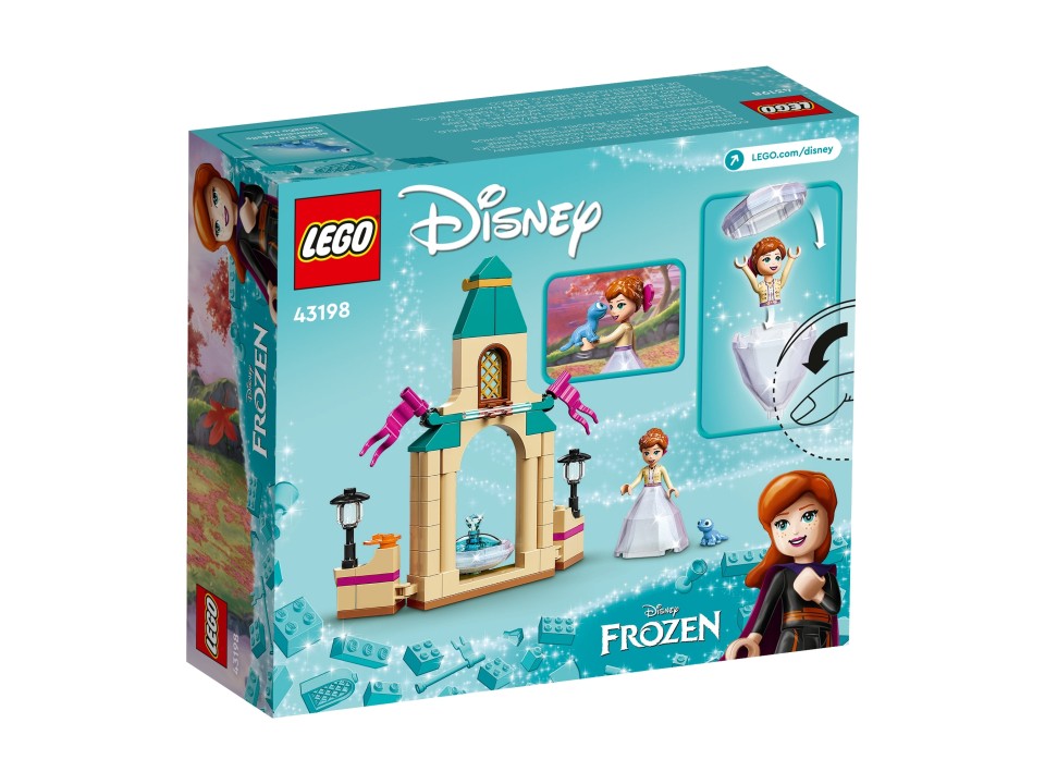 LEGO 43198 Disney Dziedziniec zamku Anny | zklocków.pl
