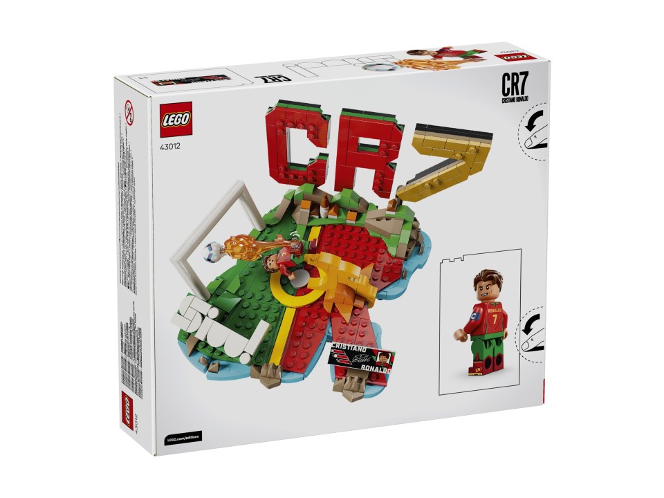 LEGO 43012 Editions Cristiano Ronaldo — piłkarskie momenty