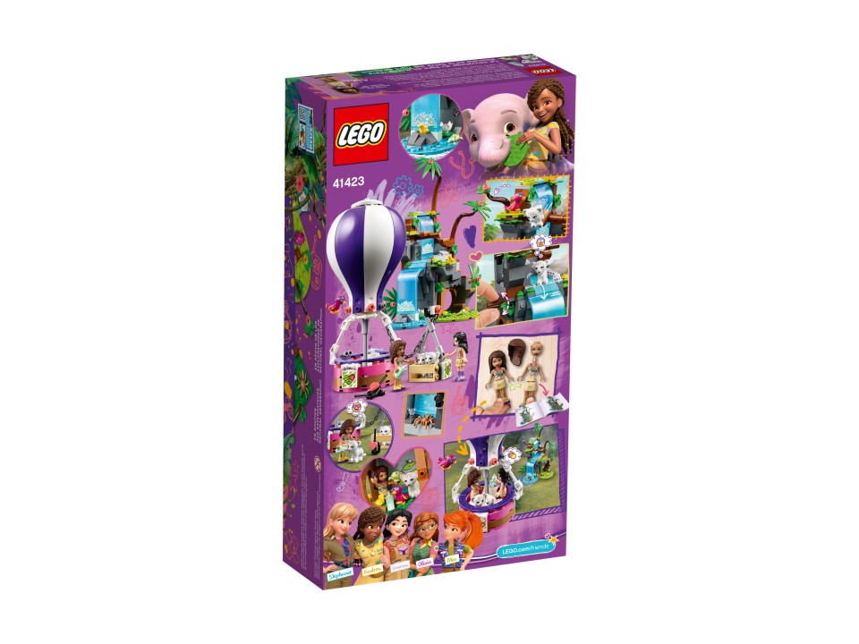 LEGO 41423 Friends Balonem na ratunek tygrysowi