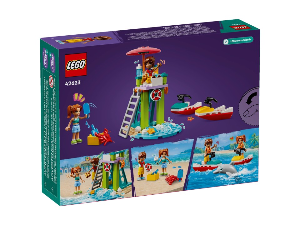 LEGO 42623 Friends Plażowy skuter wodny | zklocków.pl