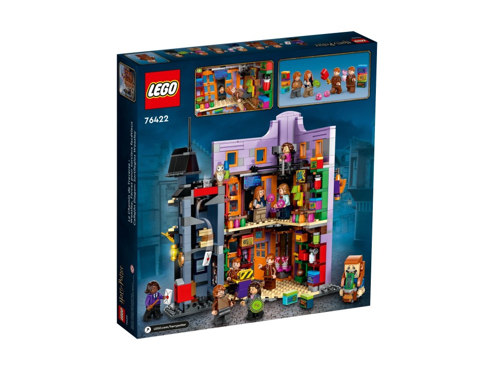 LEGO 76422 Harry Potter Ulica Pokątna: Magiczne dowcipy Weasleyów LEGO 76422 Harry Potter Ulica Pokątna: Magiczne dowcipy Weasleyów