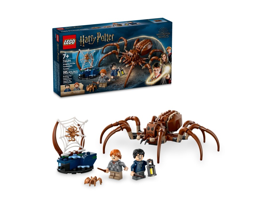 LEGO 76434 Harry Potter Aragog w Zakazanym Lesie