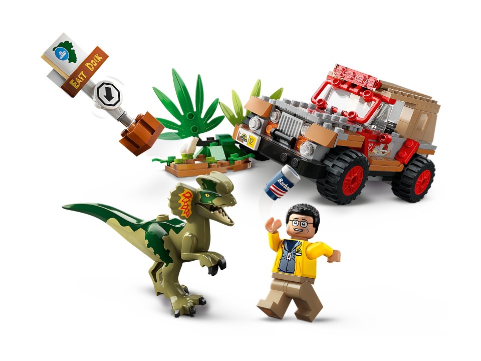 LEGO 76958 Jurassic World Zasadzka na dilofozaura