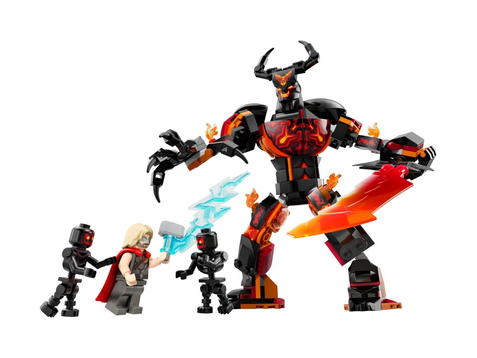 LEGO 76289 Marvel Thor kontra figurka konstrukcyjna Surtura