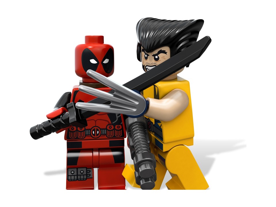 LEGO 6866 Marvel Super Heroes Wolverine's Chopper Showdown